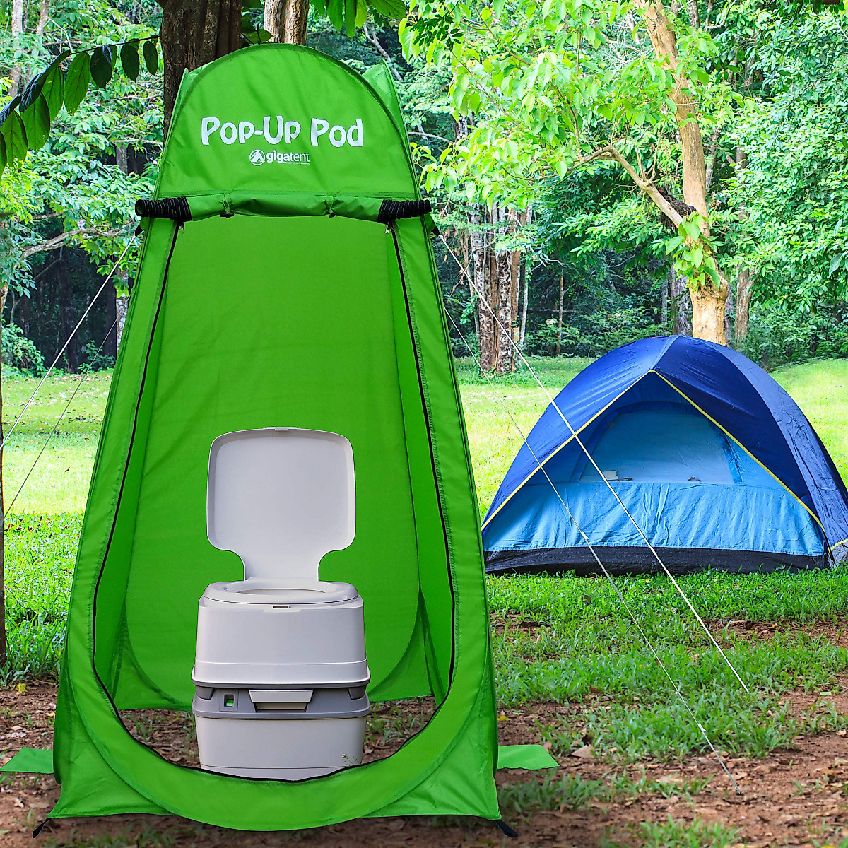 GigaTent Pop Up Pod Changing Room Privacy Shower Tent – Instant Portable Outdoor Rain Shelter, Camp Toilet for Camping & Beach – Lightweight & Sturdy, Easy Set Up, Foldable - with Carry Bag