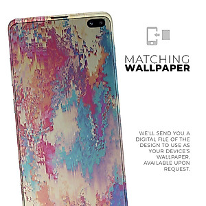 DesignSkinz Liquid Abstract Paint Remix V80 Protective Vinyl Decal Wrap Skin Cover Compatible with The Samsung Galaxy S20 (Screen Trim & Back Glass Skin)