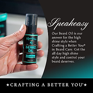 Maestro's Classic BEARD OIL | High-Shine Moisturizing & Taming for All Beard Types & Lengths- Speakeasy blend, 2 Ounce