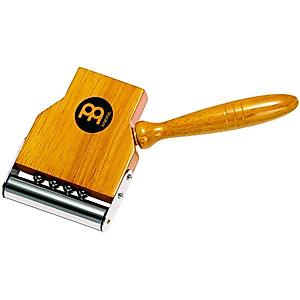 Meinl "The Night" Chirping Cricket Percussion Sound Effect - NOT MADE IN CHINA - Amber Wooden Body with Steel Cylinder and Balls, 2-YEAR WARRANTY (NI1AM)