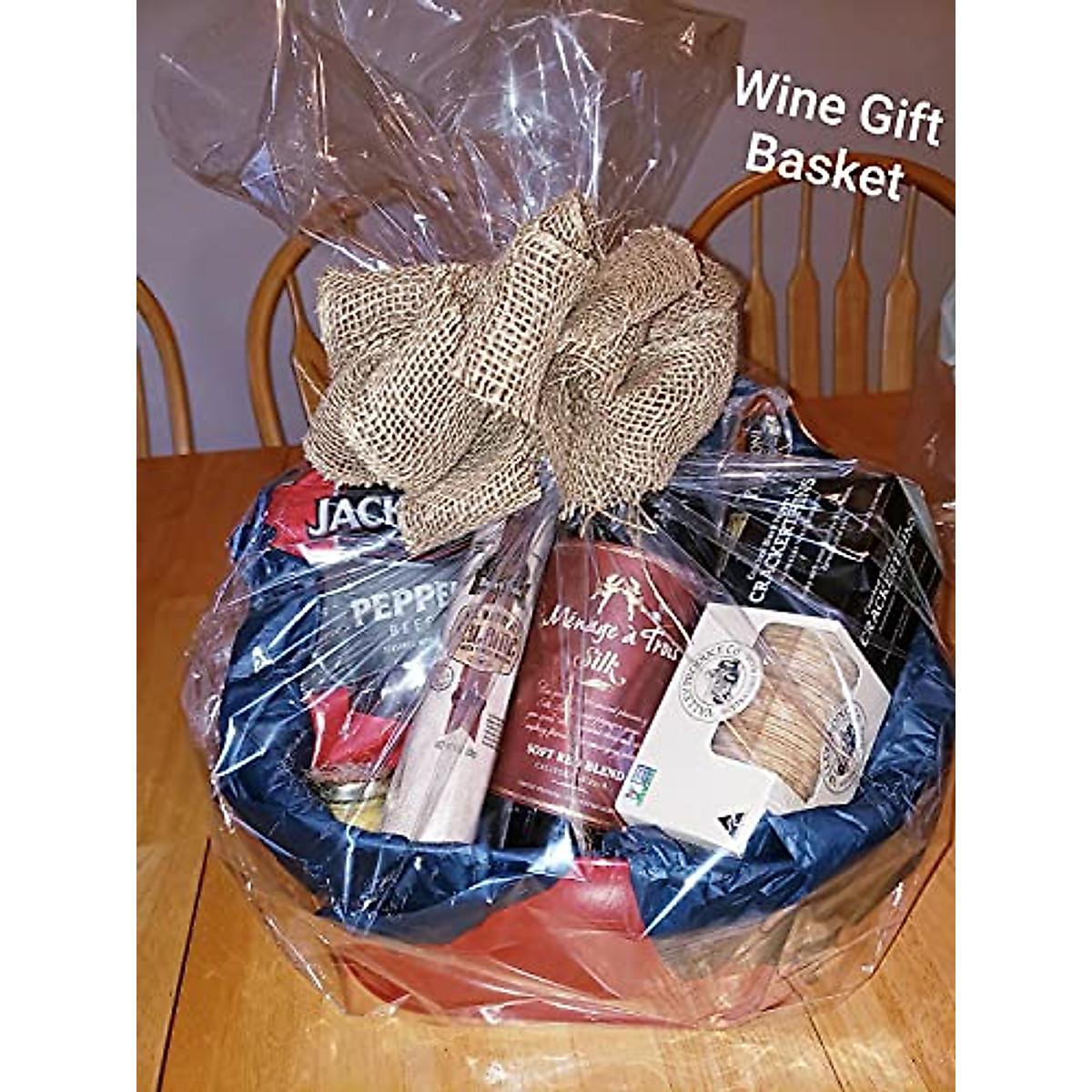 Holvyt Extra Large Clear Shrink Wrap Basket Bags, 20 Pack 20"x 28" Cellophane Wrap Plastic Package for Baskets and Gifts Shrink Packaging Project Bags