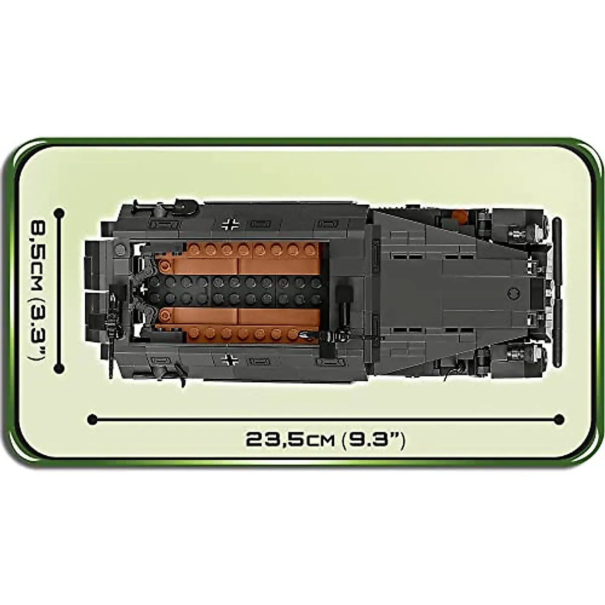 592 Pcs Historical Collection WWII /2552/ Sd.Kfz 251/1 Ausf.A