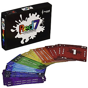 Asmadi Games ASI-0050 Red7 Card Game , Black