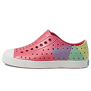Native Shoes Jefferson Sugarlite Block (Little Kid) Dazzle Pink/Shell White/Celery Maria Starfish Block 2 Little Kid M