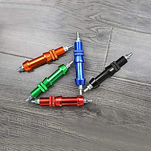 limaity Archery Bowfishing Reel Seat Aluminum Spinning Reel Fishing Reel Accessories for Compound Bow Recurve Bow Spinning Reels Accessory (Blue)