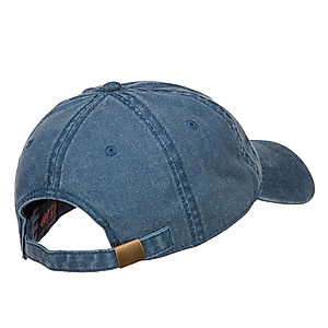 US Coast Guard Veteran Embroidered Washed Cap - Navy OSFM