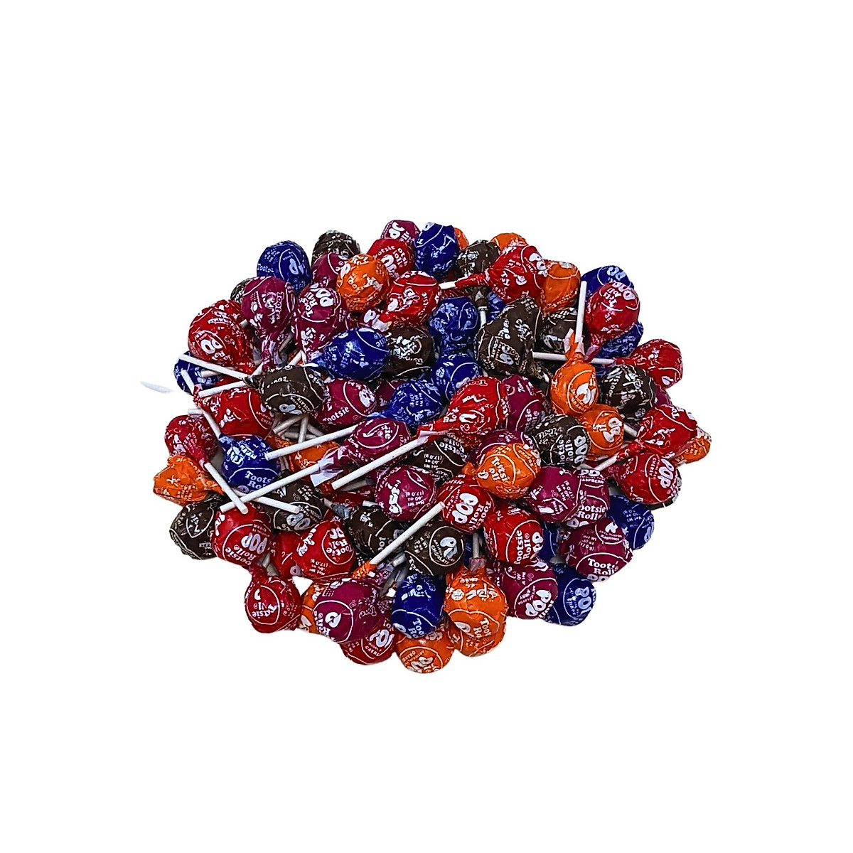 Assorted Fruit Flavored Tootsie Pops 6.5-Lbs- Five Classic Flavors Bulk Pack Of America's Favorite Lollipops - Individually Wrapped (104-Oz)