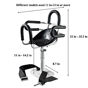 Zmmyr Electric Bicycle Child Safety Seat Pedal Motorcycle Scooter Can Lift Detachable Front Baby Kids Seats for Electric Scooters (Half Surrounded)