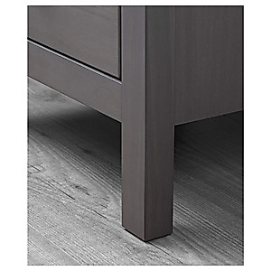 IKEA Hemnes 2-Drawer Chest, Gray Dark Gray Stained