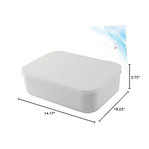 Amosfun 1pc Box Storage Box Storage Box Storage Box Storage Bins Storage Case Storage Organizer Transparent Lid Desktop