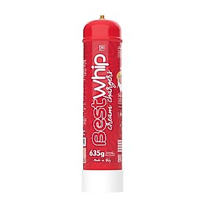 BVV Best Whip Food-Grade Nitrous Oxide 99% (635g / 321 liters) Made in Italy-Single