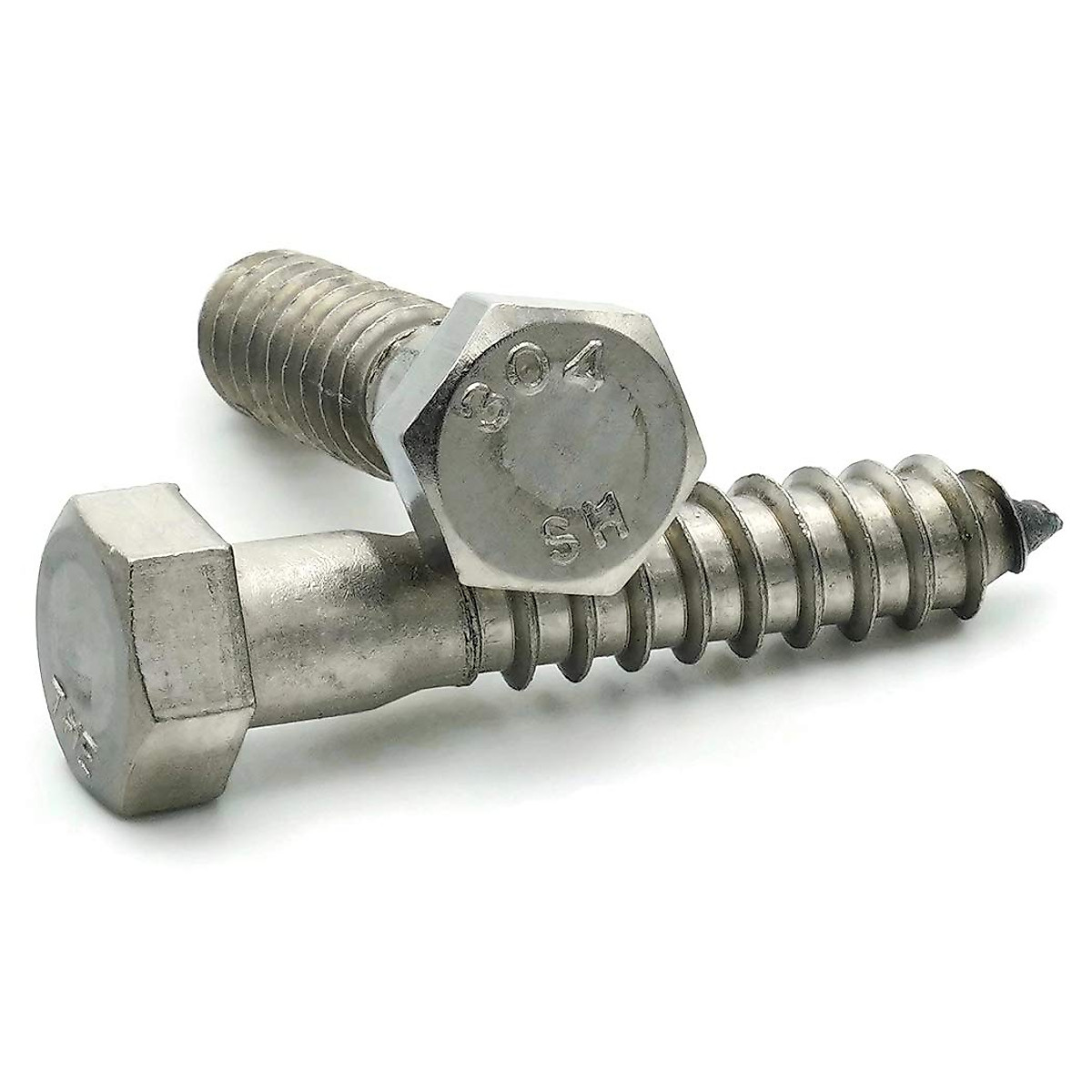 Stainless Steel Lag Screws Hex Head Lag Bolts 5/16 x 1-3/4 inch Qty 25