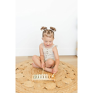 Brooklyn Neutral Xylophone, Montessori Musical Toy for Toddlers and Young Kids with a Modern Boho Aesthetic, Perfect in a Nursery, Playroom or as a Gender Neutral Baby and Birthday Gift