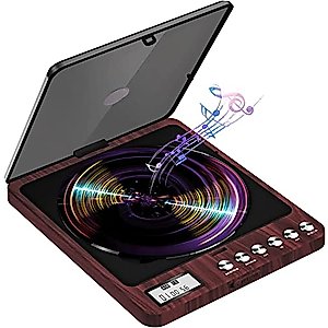 Portable CD Player with Speakers 2000mAh Rechargeable Walkman CD Player Portable with Double 3.5mm Headphones Jack,Small Anti-Skip Personal CD Player Disc Music Player for Car or Home