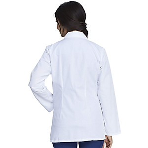 Dickies Women's 28" Poplin Lab Coat 84401, S, White