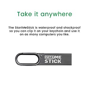 StartMeStick - Breathe a New Life Into Your Old Computer, Plug-in Operating System, Unlimited Use on Unlimited PCs and Macs for 2 Years