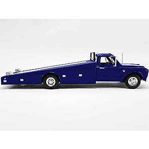 1967 Chevy C30 Ramp Truck Blue Limited Edition to 312 Pieces Worldwide 1/18 Diecast Model Car by Acme A1801709