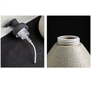 Soap Pump Dispenser Ceramic Liquid Foam Soap Dispenser Portable Shampoo Conditioner Body Wash Lotion Pump Bottle Bathroom Accessories Bottles Dispenser (Color : C2)