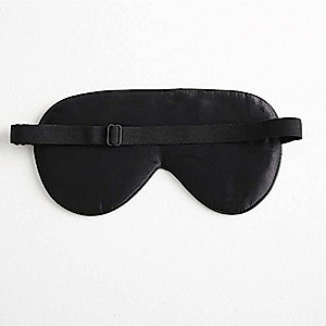 Tim & Tina Silk Sleep Mask for Women Men Comfortable Blindfold Eye Mask with Adjustable Strap for Travel Yoga Nap Shift Work (Green Flower)