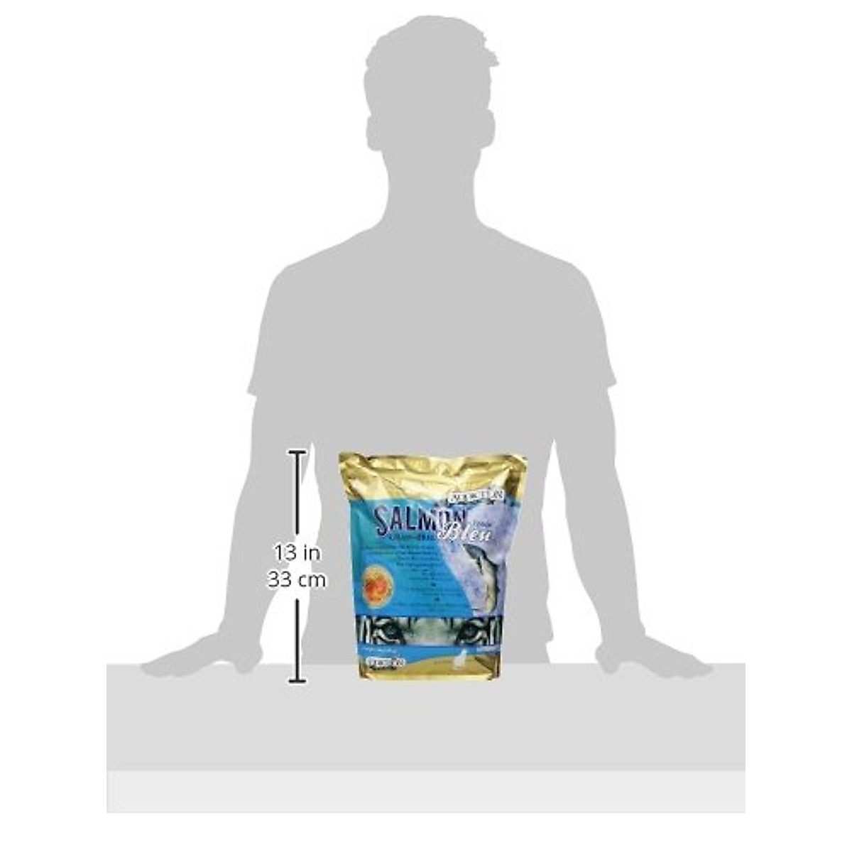 Addiction Salmon Bleu - Dry Cat Food - Complete and Balanced Diet - Skin and Coat Health Dog Formula - Features Premium King Salmon - 4 pounds