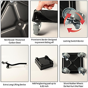 Furniture Moving Dolly, Heavy Furniture Lift Mover with 360° Rotation Wheels, Easy to Moving Heavy Furniture Moving Tool Set Load Capacity Up to 1320 Lbs, Suitable for Sofa, Cabinet