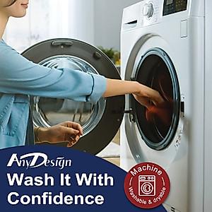 AnyDesign Patriotic Kitchen Dish Towel 18 x 28 4th of July Stars Stripes Dishcloth American Flag Decorative Hand Drying Tea Towel for Independence Day Memorial Day Cooking Baking, 4Pcs