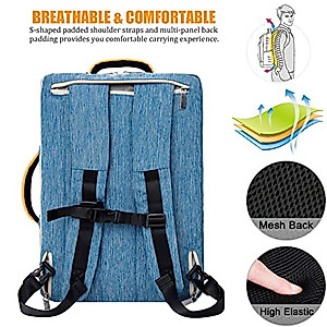 Hybrid Laptop Shoulder Bag Briefcase for MacBook Pro 14 inch, iPad Air 13/Pro 13 inch, 13.5 inch Surface Laptop/Book, Dell XPS 13, ThinkPad X1 Carbon