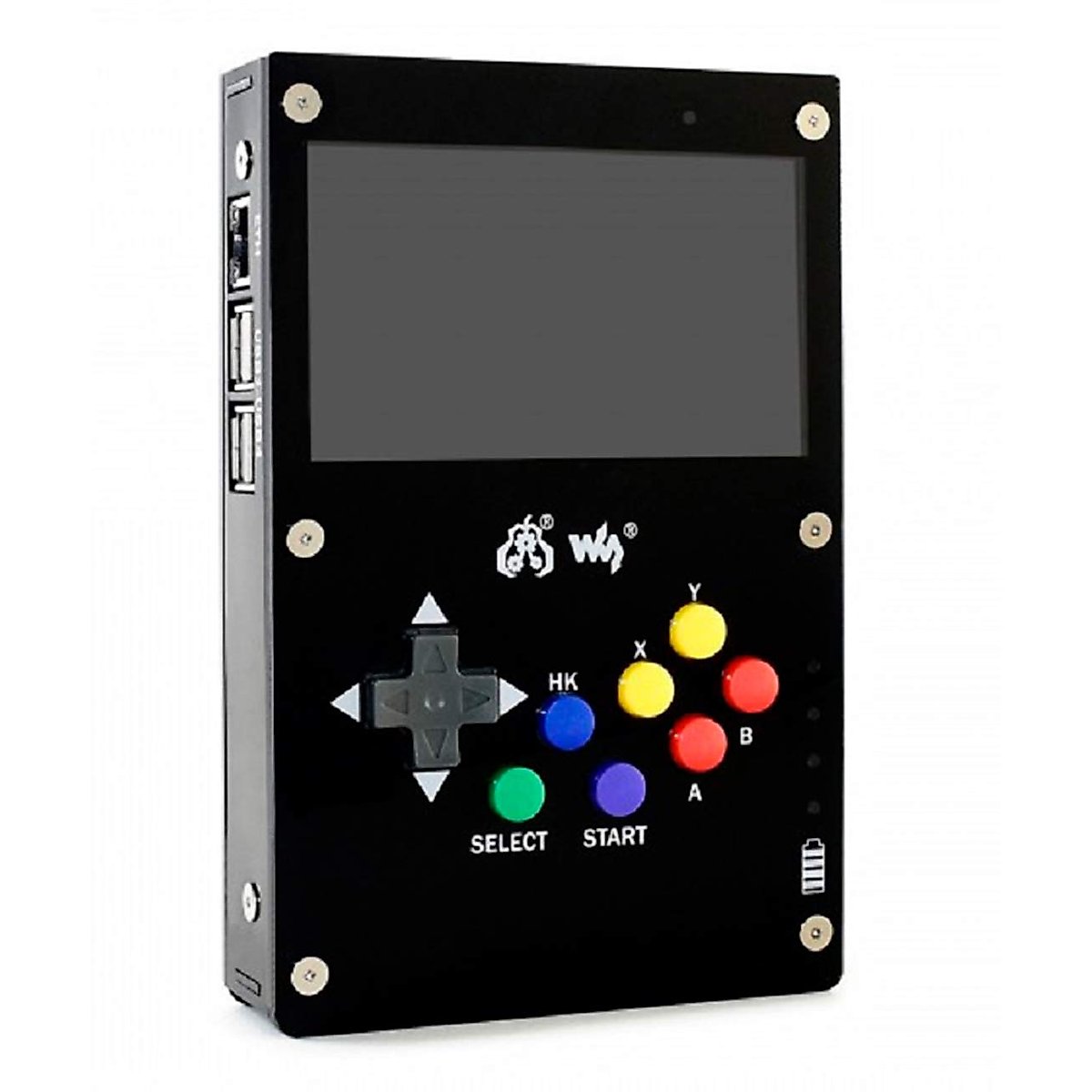 GamePi43 Accessories Kit for Raspberry Pi 4B/3B+/3B/2B/B+ Portable Retro Video Handheld Game Console with 4.3inch IPS Display 800x480 Pixel 60 fps Smooth Gaming Experience Speaker Earphone Jack