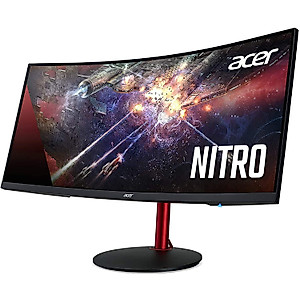 acer Nitro - 34" Curved Monitor UW-QHD 3440x1440 75Hz VA 21:9 1ms MPRT 300Nit (Renewed)