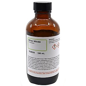 1% Silver Nitrate Solution, 100mL - The Curated Chemical Collection