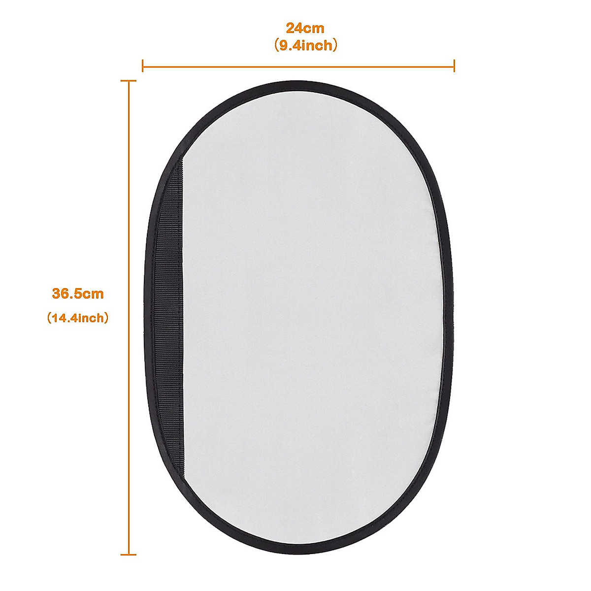 Car Window Sunahde WANPOOL Car Roof Handle Sunshade and Sunlight Blocker for Children and Adults - Silver