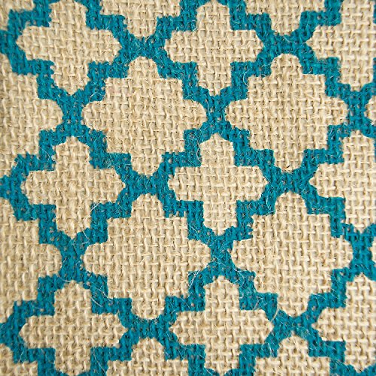 DII Burlap Storage Collection Collapsible Bin, Large Rectangle, 17.5x12x15, Teal