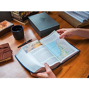 Bíblia De Estudo Thomas Nelson - Azul Encadernação de couro – 15 janeiro 2023…