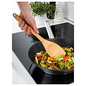 IKEA RÖRT Kitchen Tool Set of 3. Round Spoon, Square Spoon and Fork. Beach Wood