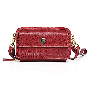 OLD TREND Genuine Leather Northwood Convertible Wallet (Red)