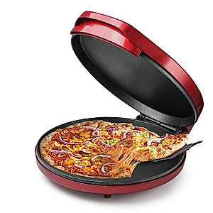 COMMERCIAL CHEF Countertop Pizza Maker, Indoor Electric Countertop Grill, Quesadilla Maker with Variable Temperature