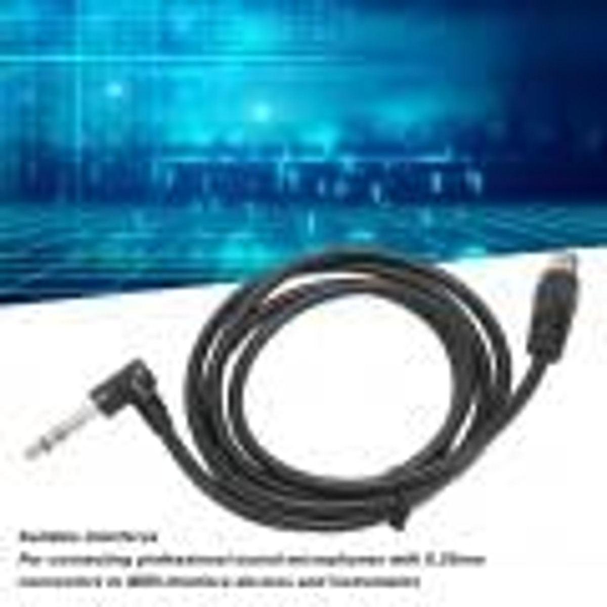 Zopsc 6.35mm Male to MIDI Din 5Pin Male Cable, 90 Degree Bend 6.35mm Male to MIDI Din 5Pin Male Electronic Piano Audio Connection Cable 1.5m.