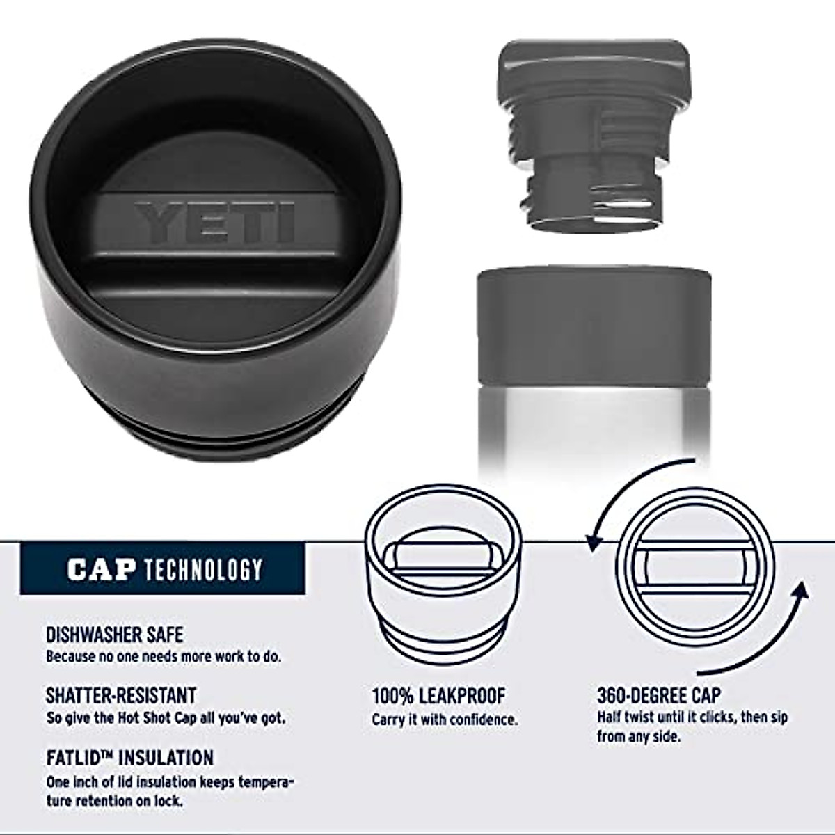 YETI Rambler 12 oz Bottle, Stainless Steel, Vacuum Insulated, with Hot Shot Cap, Bimini Pink