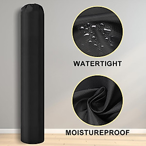 AYIXITIELU Oversized Rug Storage Bag, Heavy Duty Rug Storage Bag with Drawstring - 100''L x 25''W - Fits Rug up to 6'x12', Durable and Waterproof, Streamlined for Moving, Packing, and Shipping