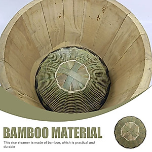 Cabilock Lid Storage Sushi Bowl Lid Chinese Steamer Chinese Wok Lid Enameled Cast Iron Skillet Steamer Basket Lid Skillet Lid Sushi Accessories Frying Pan Lid Stove Cover Rice