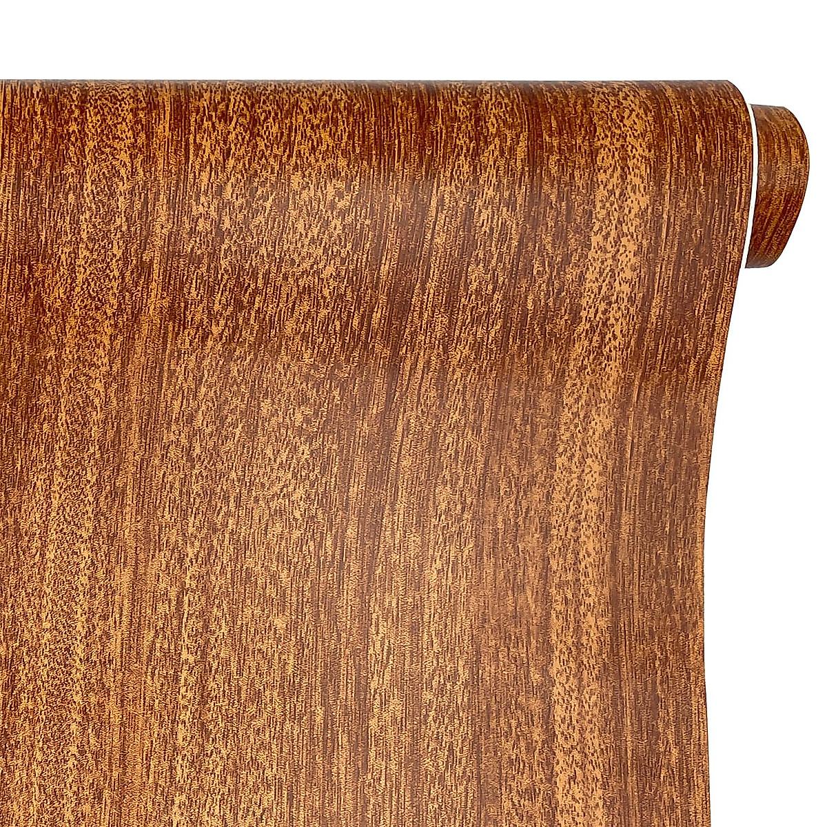 Yifely Brown Wood Textured Vinyl Drawer Paper Self-Adhesive Shelf Liner Countertop Sliding Door Sticker 17.7 Inch by 9.8 Feet