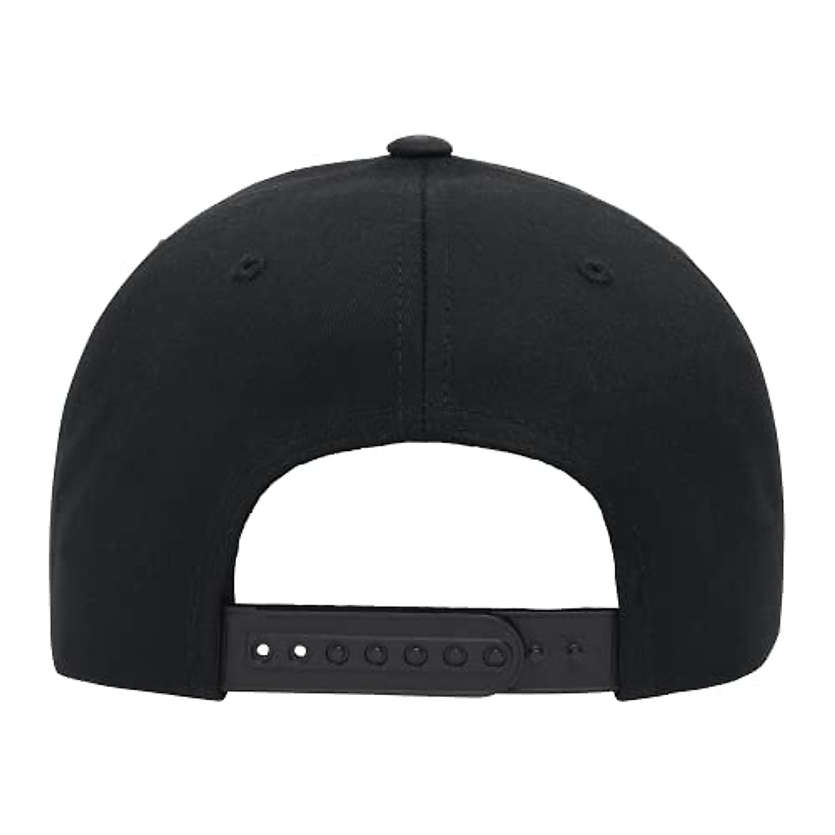 Yupoong YP Classics Retro Snapback Cap, Black, OSFA