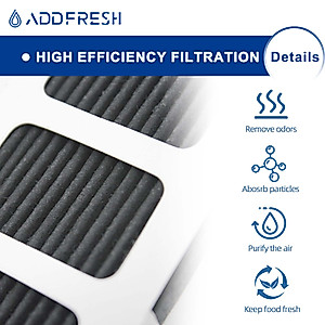 ADDFRESH - Refrigerator Air Filter Replacement Compatible with Paultra2 Frigidaire PureAir Ultra 2 - Pure Air Ultra 2 - Pureair Ultra ii and Electrolux - Part 242047805 and 5303918847-4 Filters