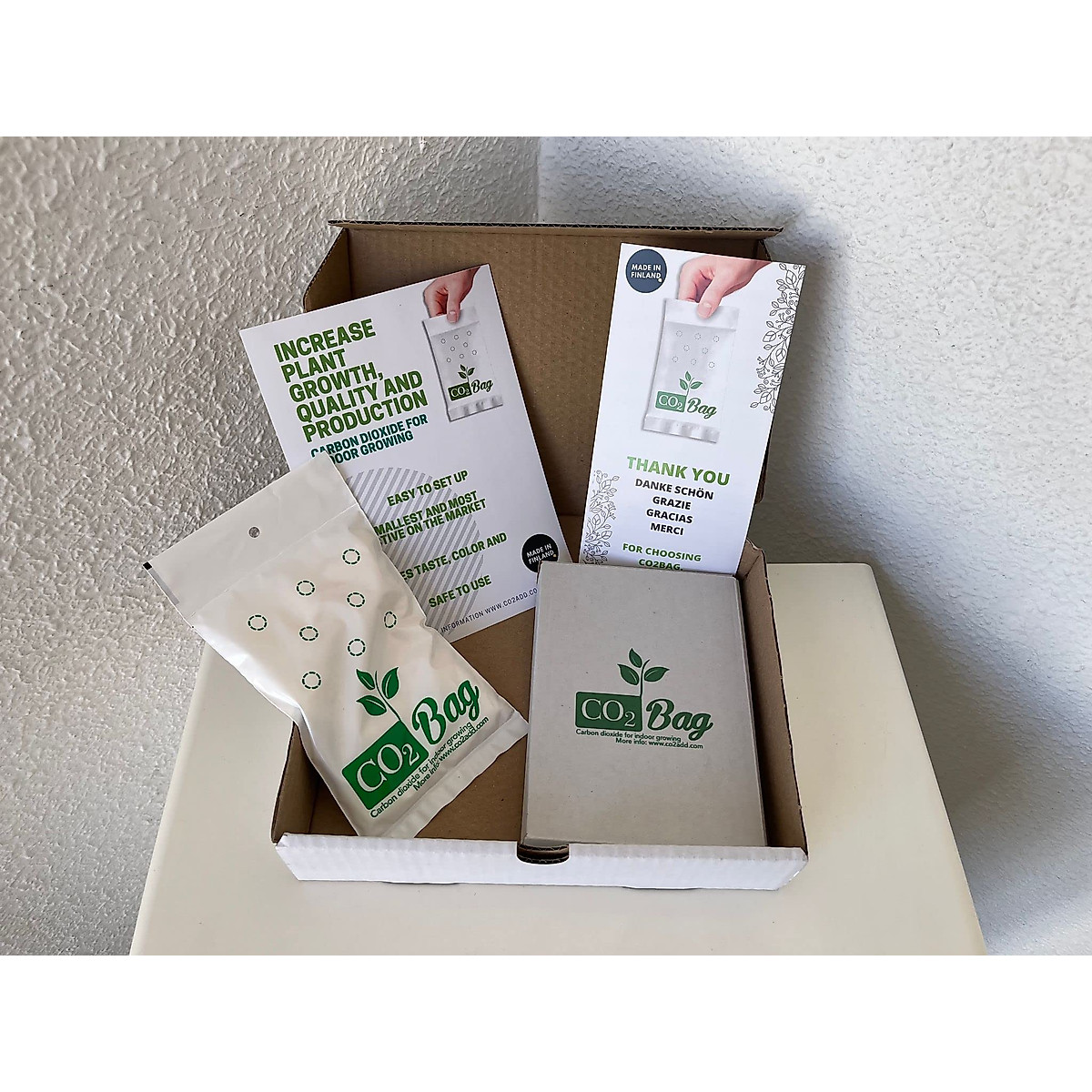 CO2 BAG -CO2 for indoor growing. Small, effective and affordable