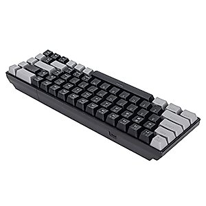 Mechanical Keyboard,68‑Key RGB Backlit Gaming Mechanical Keyboard,Support 20 Kinds of Super Dazzling Led Light Effects,Plug and Play,for General Desktop and Notebook Computers(Black (Green Shaft))