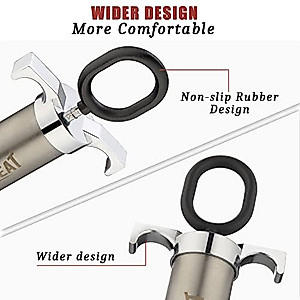 Big Meat Injectors For Smoking - Stainless Steel Meat Injector Syringe Starter Kit, 2oz Marinade Injector Gift Set with 3 Needles, Food Thermometer & Basting Brush - Food Injector