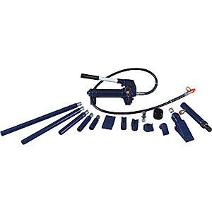 TCE TCE70401 Torin Portable Hydraulic Ram: Auto Body Frame Repair Kit with Blow Mold Carrying Storage Case, 4 Ton (8,000 lb) Capacity, Blue