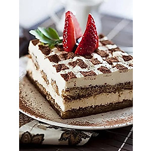 Seporna Rectangle Cake Mold Ring, 7-14 Inch Adjustable Stainless Steel Square Shaped Mousse Cake Cutter Baking Mold Pastry Baking Tool