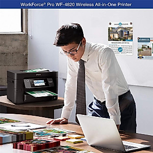 Epson WorkForce Pro WF-4820 Wireless All-in-One Inkjet Printer (Renewed)