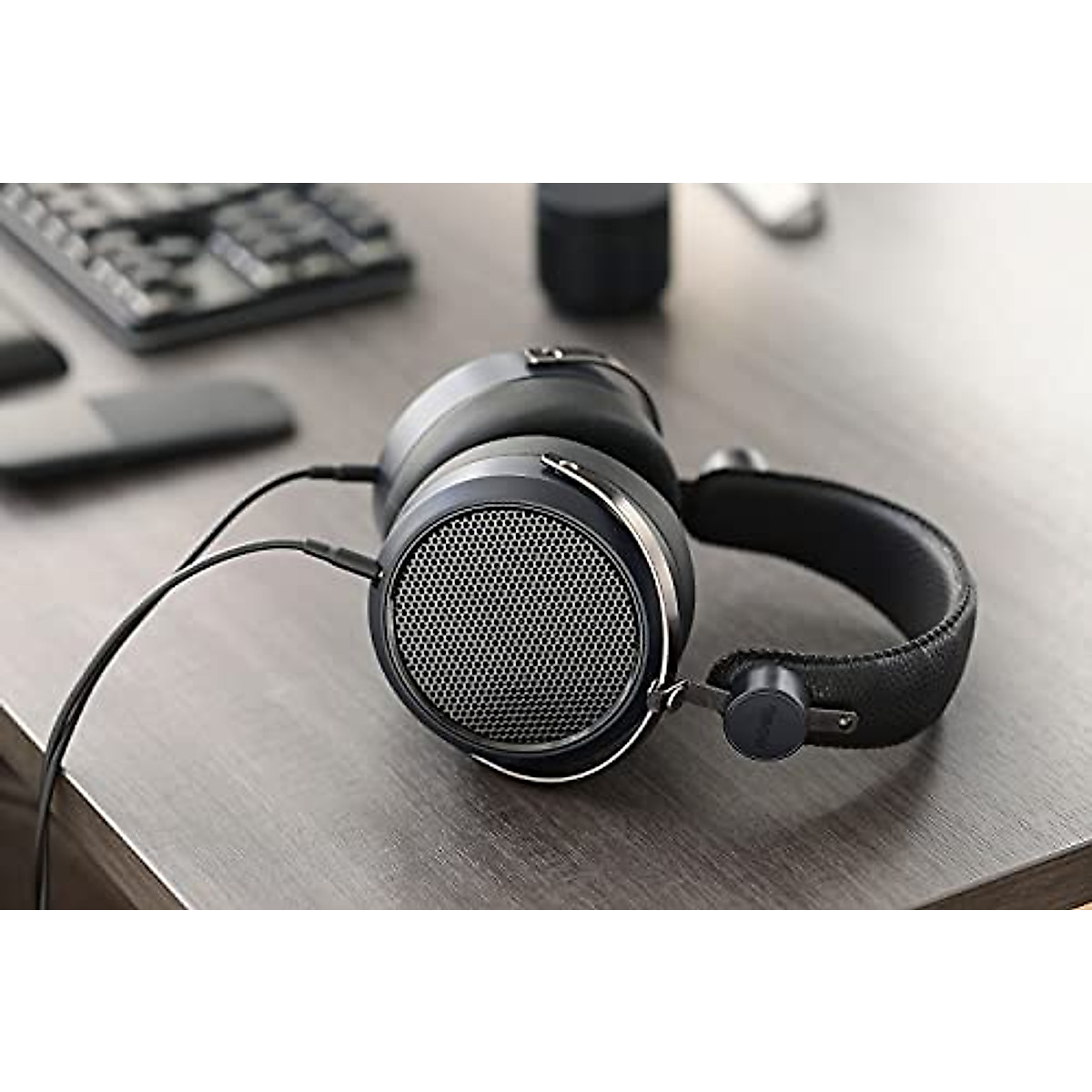 DROP + HIFIMAN HE-X4 Planar Magnetic Over-Ear & Open-Back Headphones with Detachable Cables, High Sensitivity, Easy to Drive, Midnight-Blue